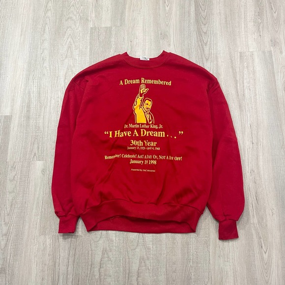 Vintage | Sweaters | Vintage 9s Martin Luther King Jr Mlk Black History ...
